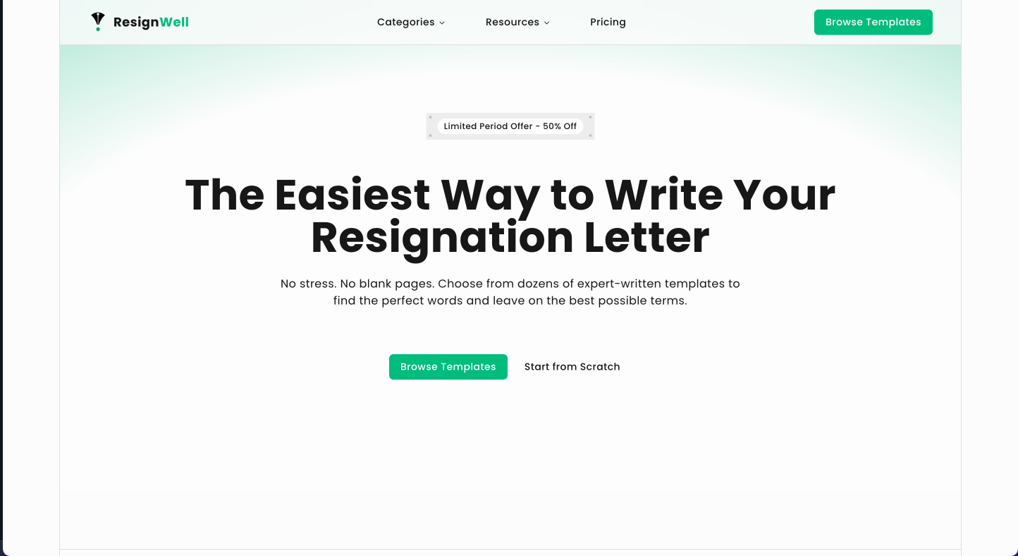 Detailed Resignation Letter for Role Mismatch Template - Resignation Letter Editor | ResignWell